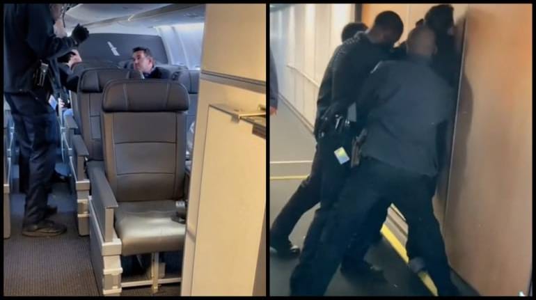 Passenger Forcibly Removed From Us Flight After Meltdown Over Pre