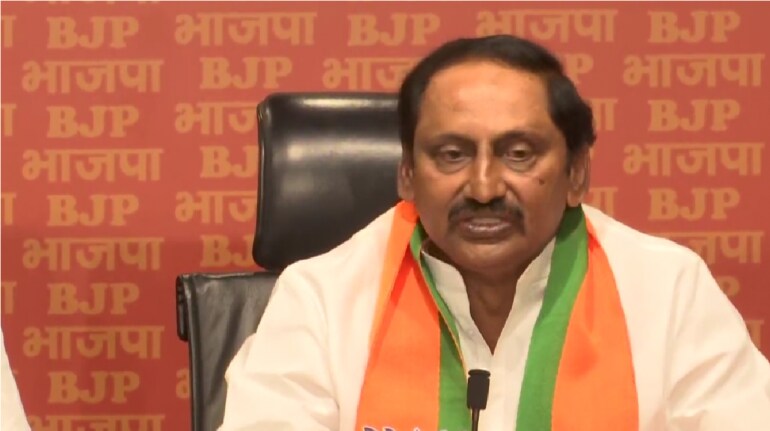 Former Andhra Pradesh CM Kiran Kumar Reddy joins BJP, slams Congress ...