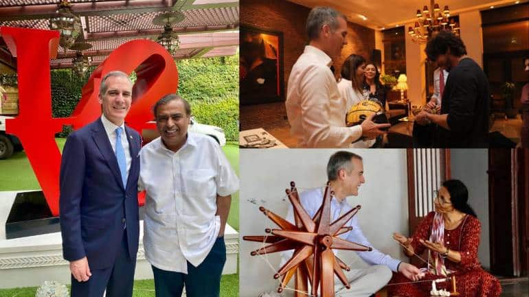 US Ambassador Eric Garcetti's India visit: Engagements with Mukesh ...