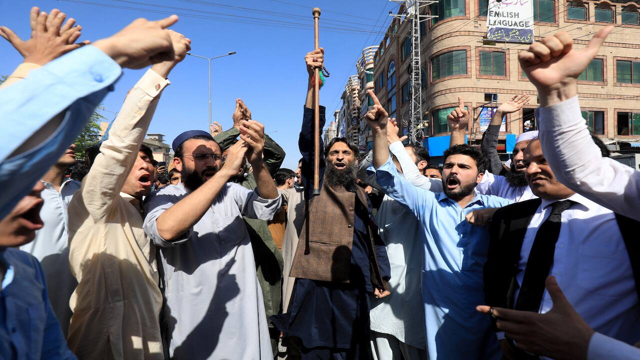 In Pics: Protests break out against arrest of Pakistan's ex-PM Imran Khan
