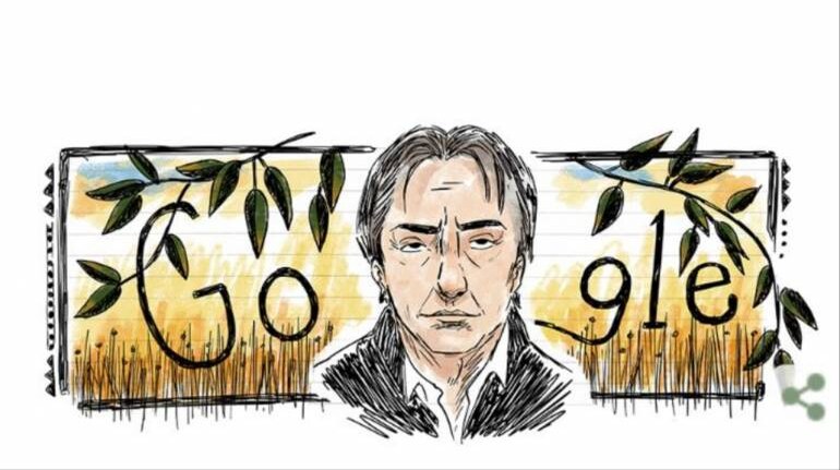 Google Doodle celebrates legacy of 'Harry Potter' star Alan Rickman on ...