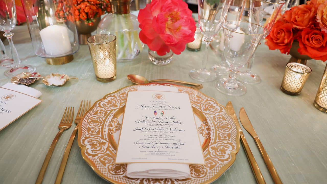 In Pics| US state dinner menu for PM Modi to include stuffed mushrooms ...