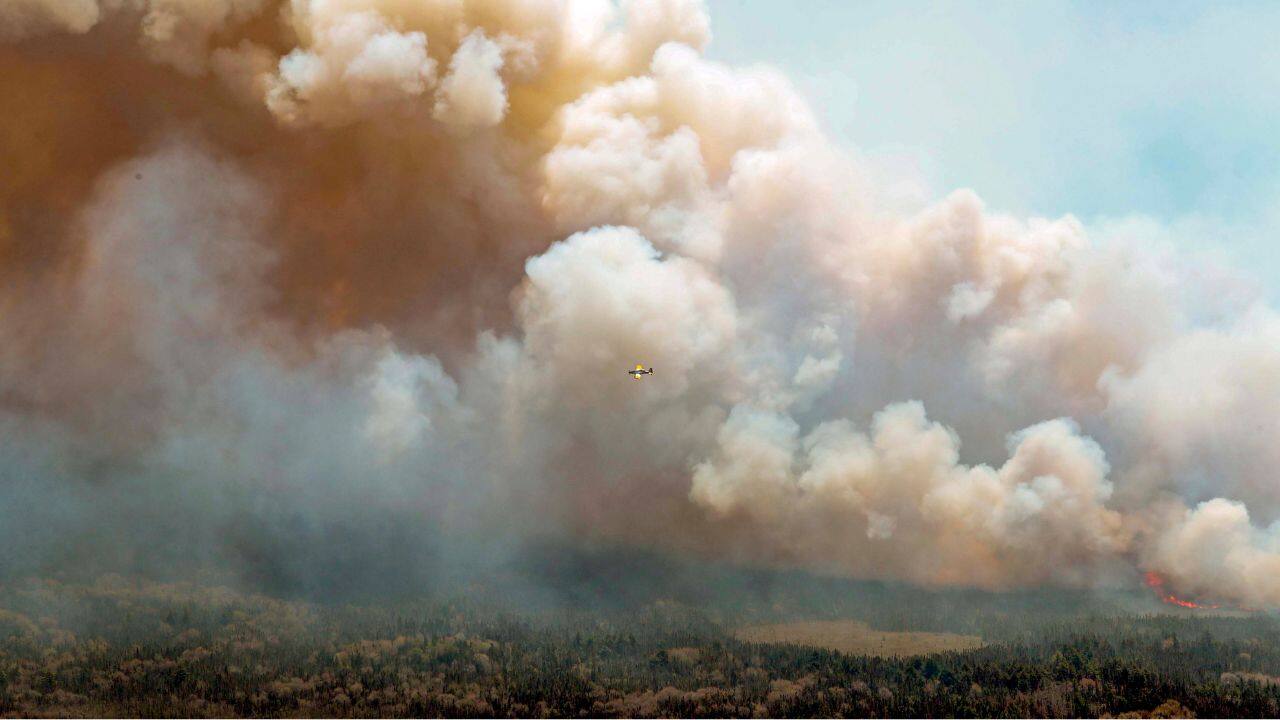 Canada awaits wildfire help, as thousands more may flee