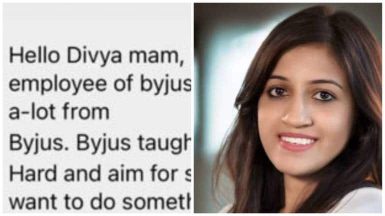 ‘Everyone says Byju’s has toxic culture, but…’: Divya Gokulnath shares ...