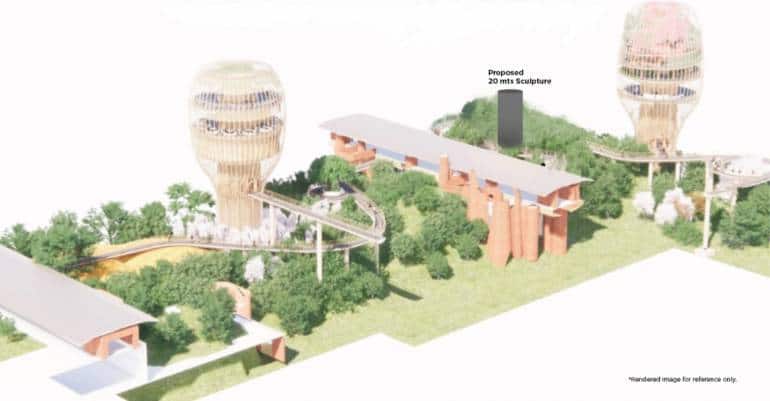 Coming soon: 40-meter-high, 360-degree view Garden Pavilions at ...