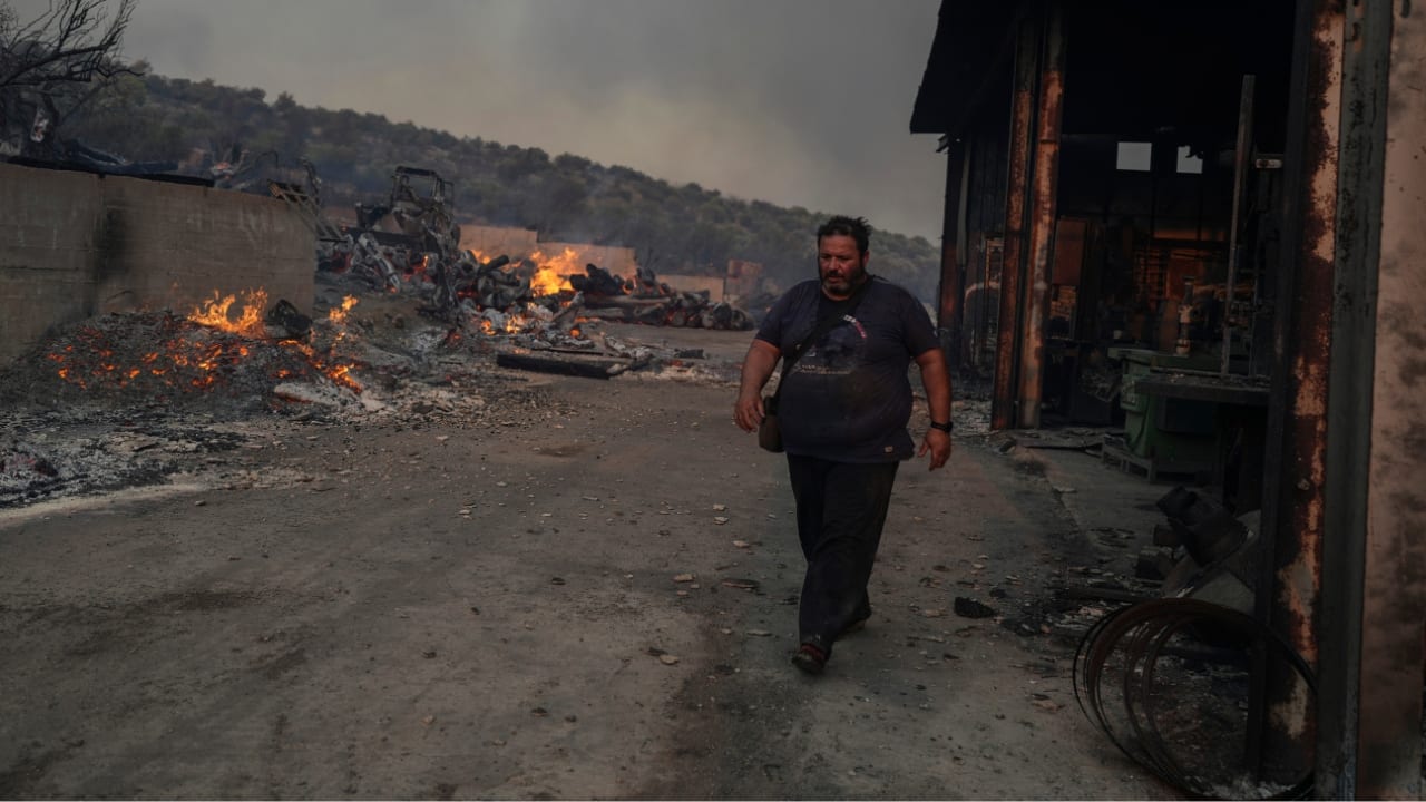 European Union rushes firefighters to Greece as grueling Mediterranean ...
