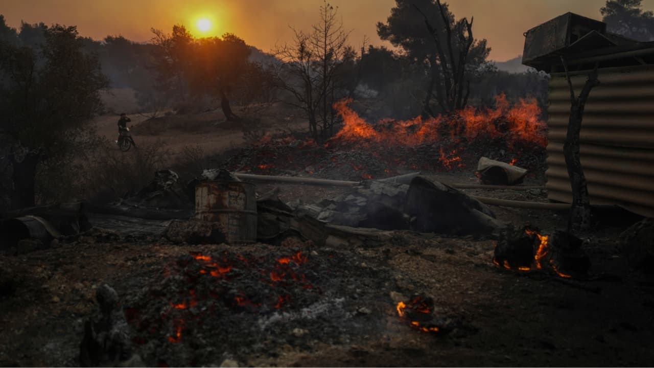 European Union rushes firefighters to Greece as grueling Mediterranean ...