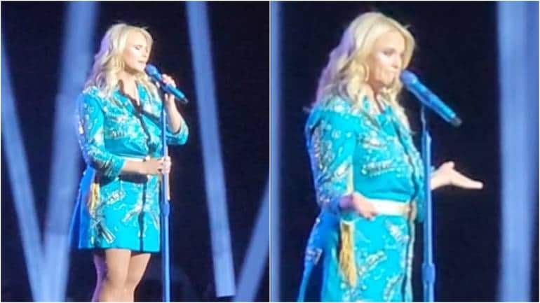 American country singer Miranda Lambert stops concert, calls out fans ...