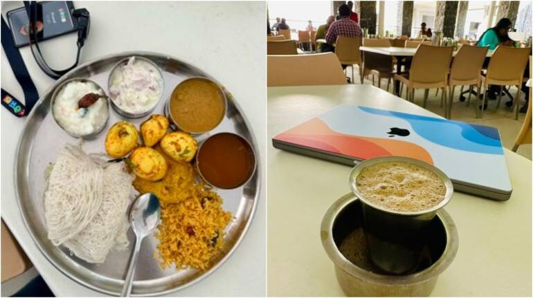 Curd rice, idiyappam and filter coffee: What lunch at Zoho's Chennai ...
