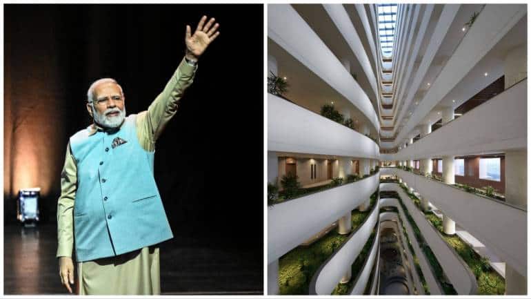 PM Modi shares video of Surat office complex bigger than Pentagon ...