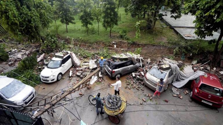 Delhi records its highest one-day rainfall in 20 years, 'yellow' alert ...