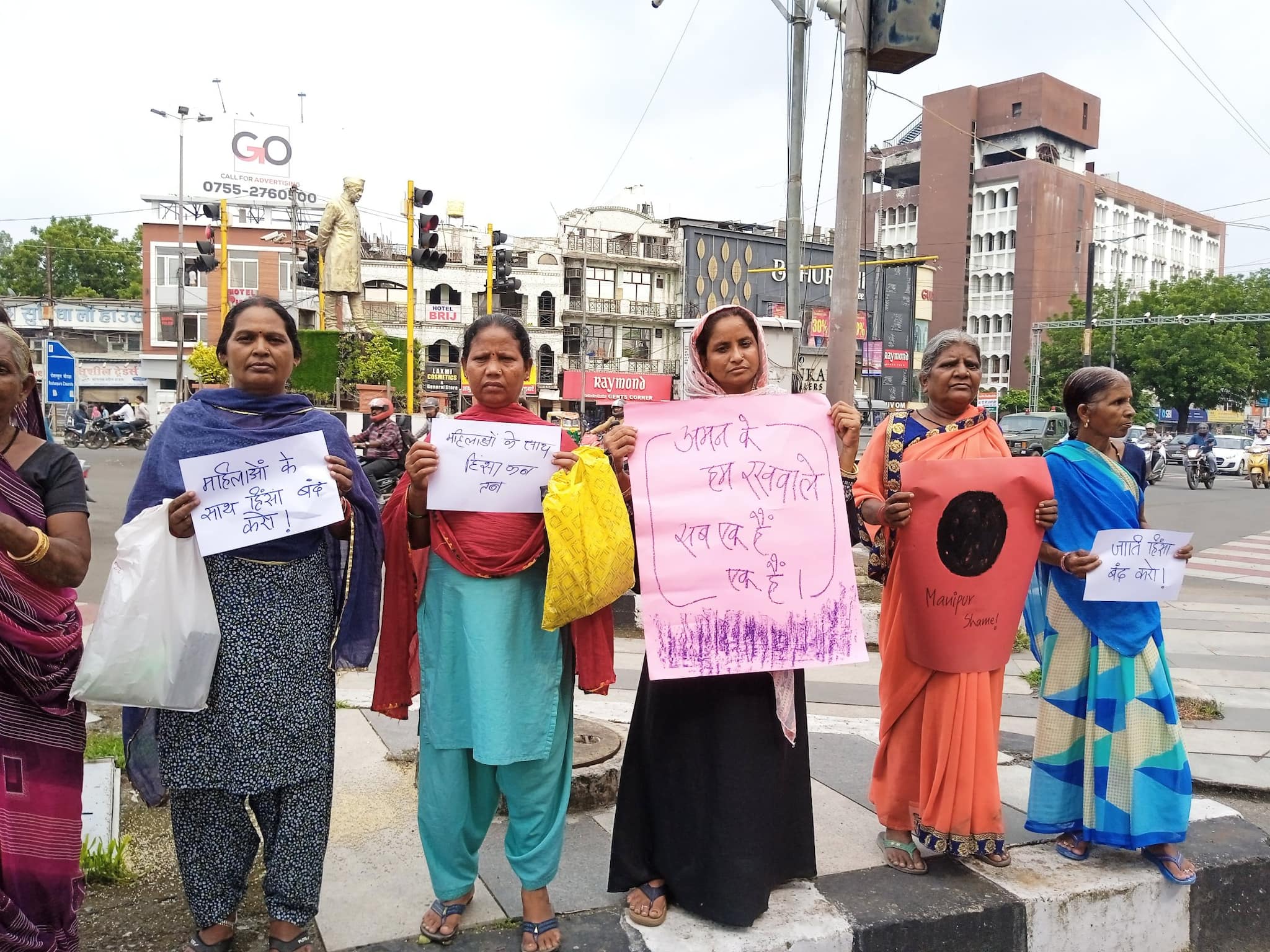 In Pics: Protests across India against Manipur violence