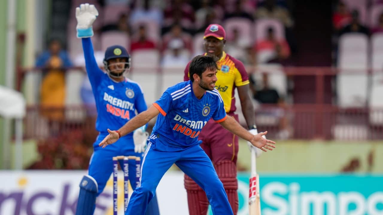 Suryakumar Yadav leads India to a 7-wicket win in 3rd T20 against West ...