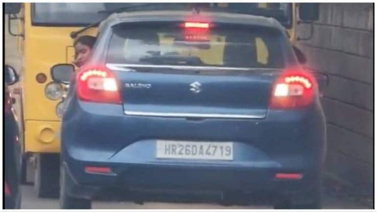 Man fined for entering wrong lane, reversing car in Bengaluru. Viral video