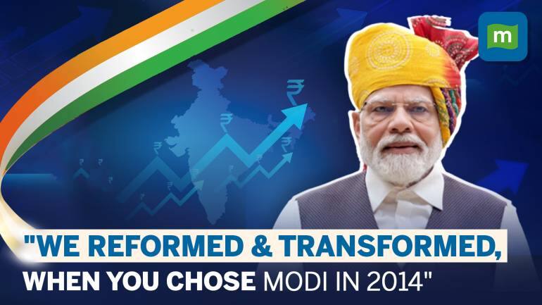 PM Modi Boasts Indian Economy At Red Fort | New Mantra Of Reform ...