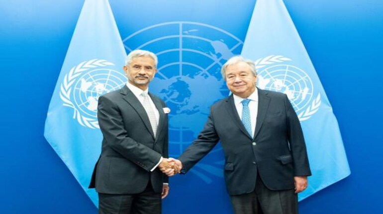 EAM Jaishankar meets UN chief Guterres
