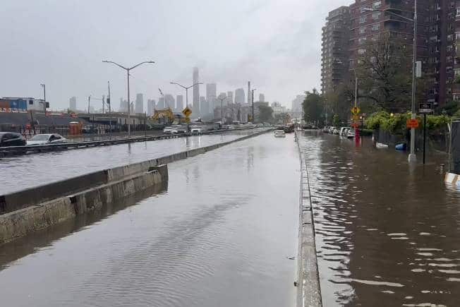 Storm pounds New York City area, flooding subways and leading to ...