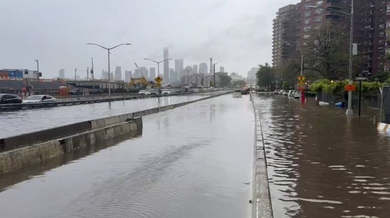 Storm pounds New York City area, flooding subways and leading to ...
