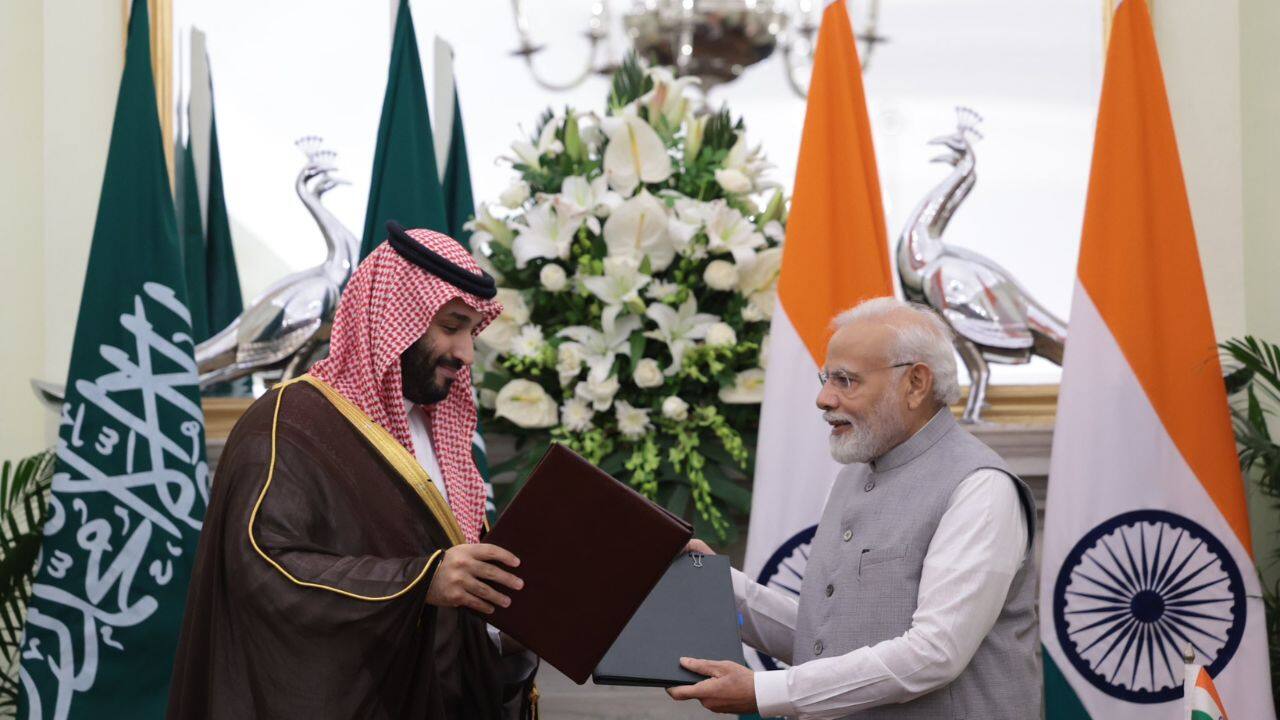 In Pics: PM Modi, Saudi Crown Prince hold bilateral talks ...