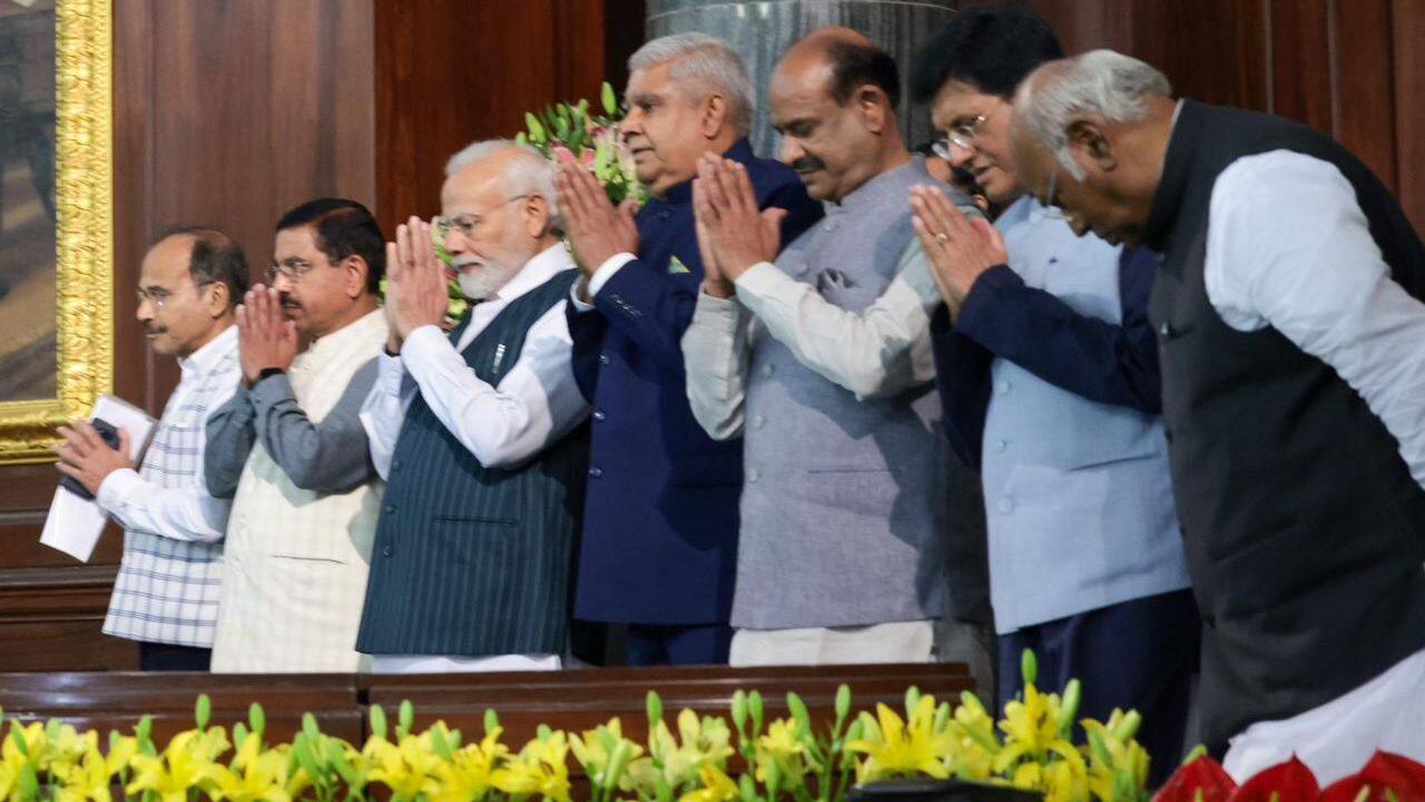 First session begins in new Parliament building: See pics