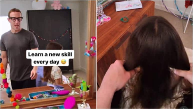 Watch: Mark Zuckerberg braids daughter's hair with help from Ray-Ban ...