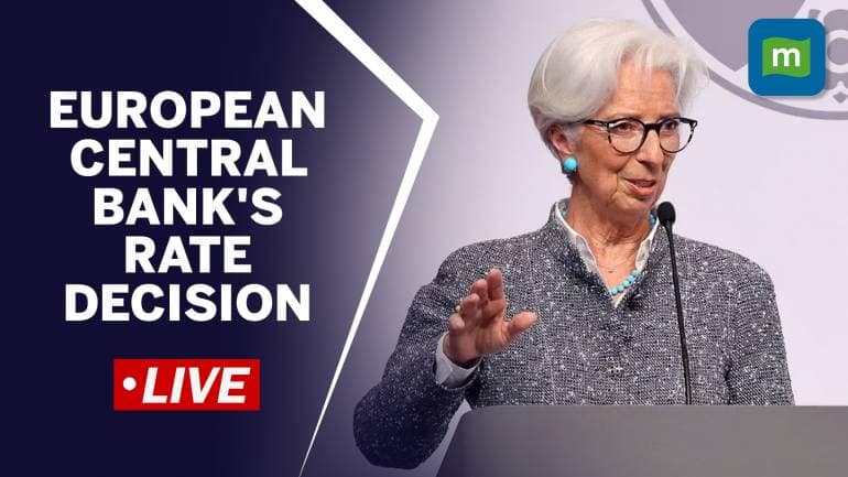 Moneycontrol Live: European Central Bank Chief Christine Lagarde On Key ...