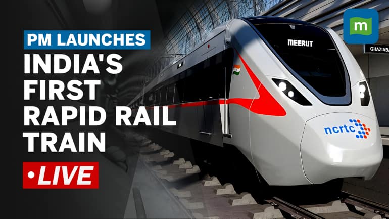 Rapid Rail Inauguration LIVE: PM Modi flags off India's first rapid ...