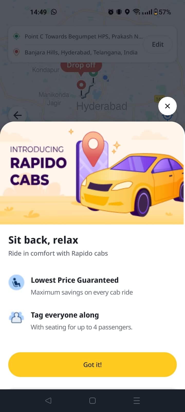 Rapido pilots cab ride hailing and hyper local delivery
