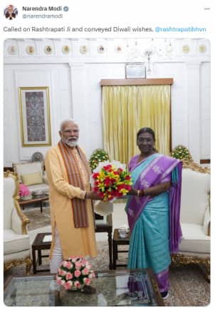 Diwali 2023: Here's how PM Modi celebrated Diwali this year