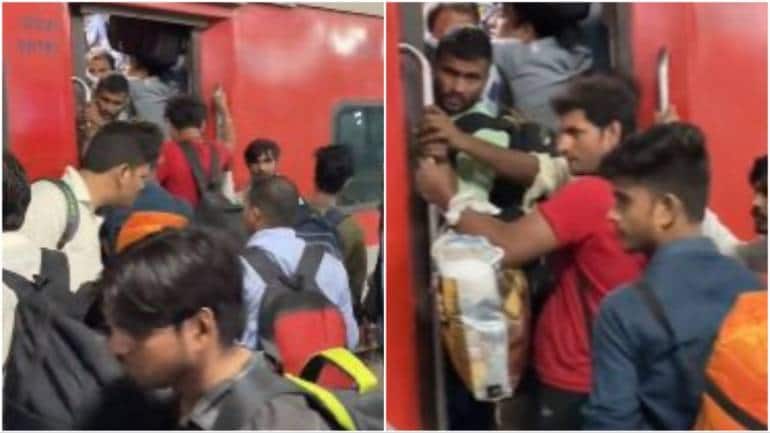 'Thanks for ruining my Diwali': Crowd forces man with AC ticket to miss ...