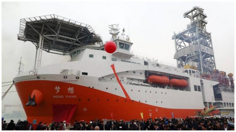 China's ocean drilling ship Mengxiang sets sail to unlock Earth's mantle secrets