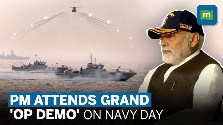 Navy Day 2023: PM Modi witnessed operational demonstration by Indian ...