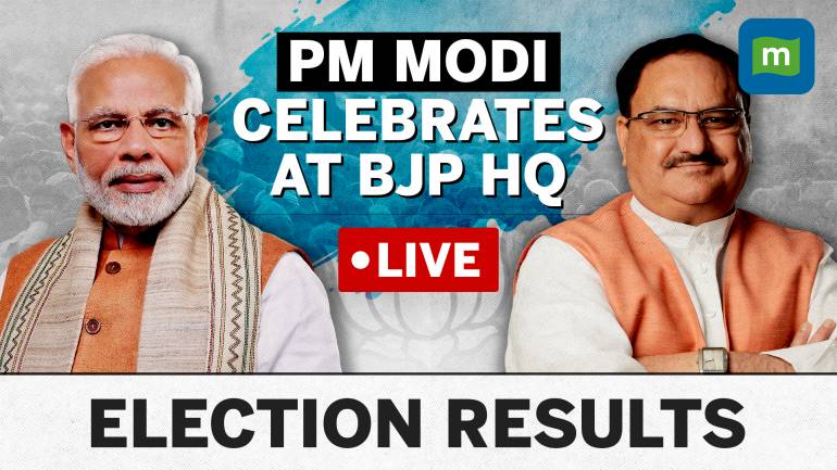 LIVE: PM Modi celebrates win at BJP HQ | State election result 2023 ...