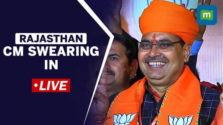 LIVE: BJP's Bhajan Lal Sharma sworn in as Rajasthan Chief Minister