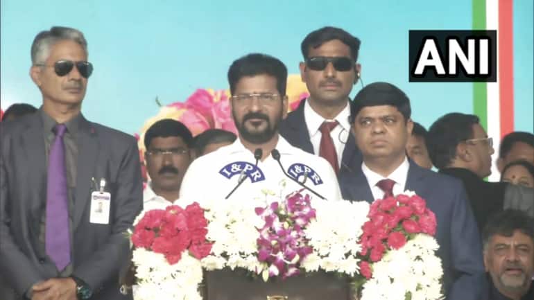 Congress’ Revanth Reddy sworn in as Telangana CM
