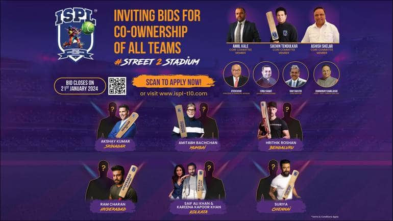 INDIAN STREET PREMIER LEAGUE (ISPL) UNVEILS OPPORTUNITY FOR CO ...