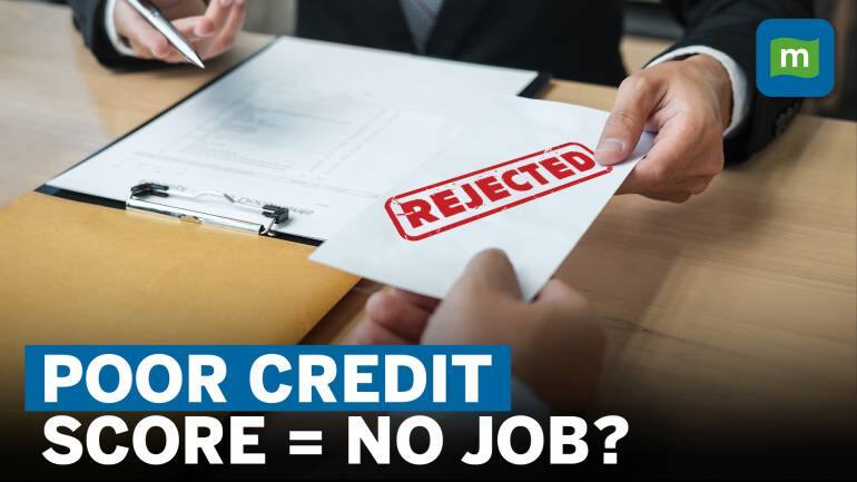 Can a poor credit score lead to rejection at a job interview?