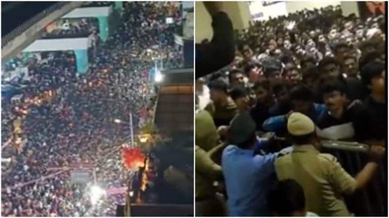 Bengaluru metro station chock-a-block with riders. Video sparks fears ...