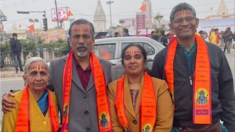 Zoho founder Sridhar Vembu visits Ayodhya with family: 'Very blessed to ...