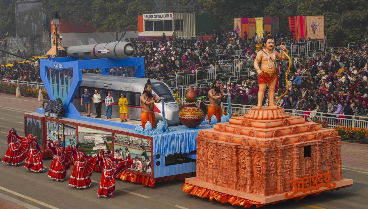75th Republic Day parade: A look at some of the spectacular tableaux on ...
