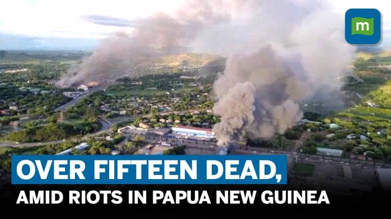 Deadly riots in Papua New Guinea causes blaze; over 15 people dead