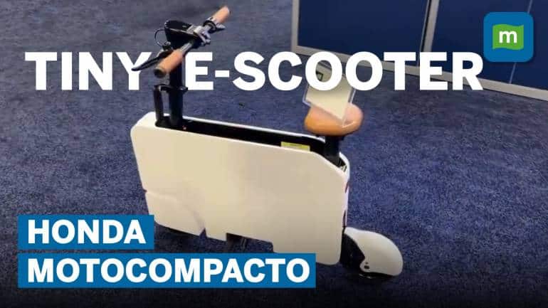 The all new Honda Motocompacto electric scooter l Compact foldable e ...