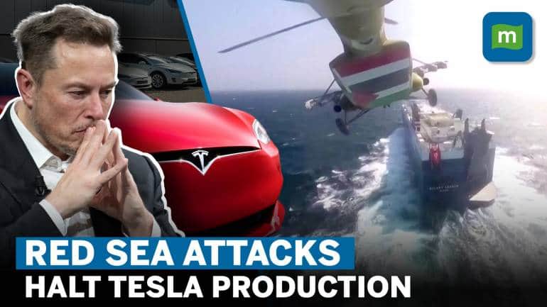 Red sea attacks: Tesla's German factory suspends production for two ...