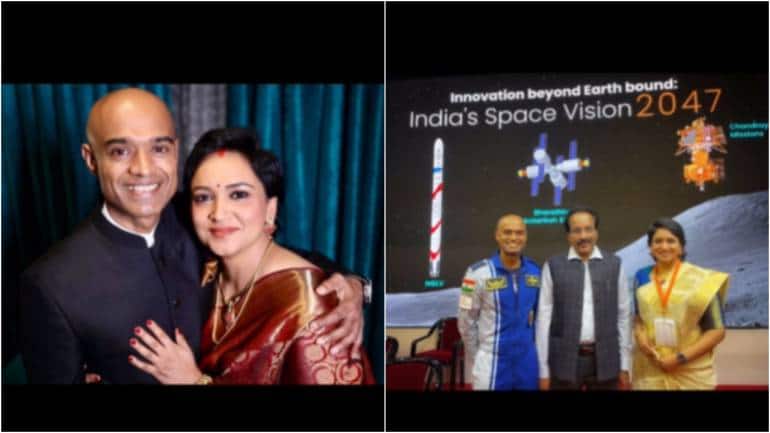 Malayalam actor Lena announces marriage to Gaganyaan astronaut Prasanth Nair, shares pics from ...