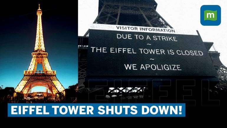 Eiffel Tower Closes As The Working Staff Go On Strike Ahead of Paris Summer Olympics
