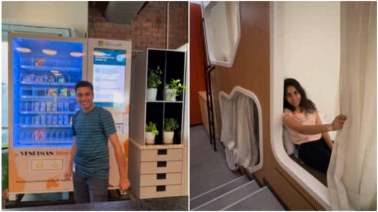 Free food, nap rooms and more: Microsoft employees reveal perks at work ...