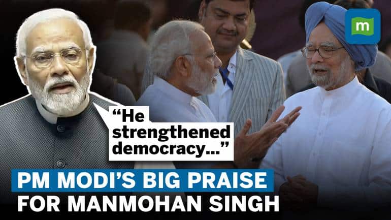 PM Modi Lauds Former PM Manmohan Singh In Rajya Sabha Farewell Speech ...