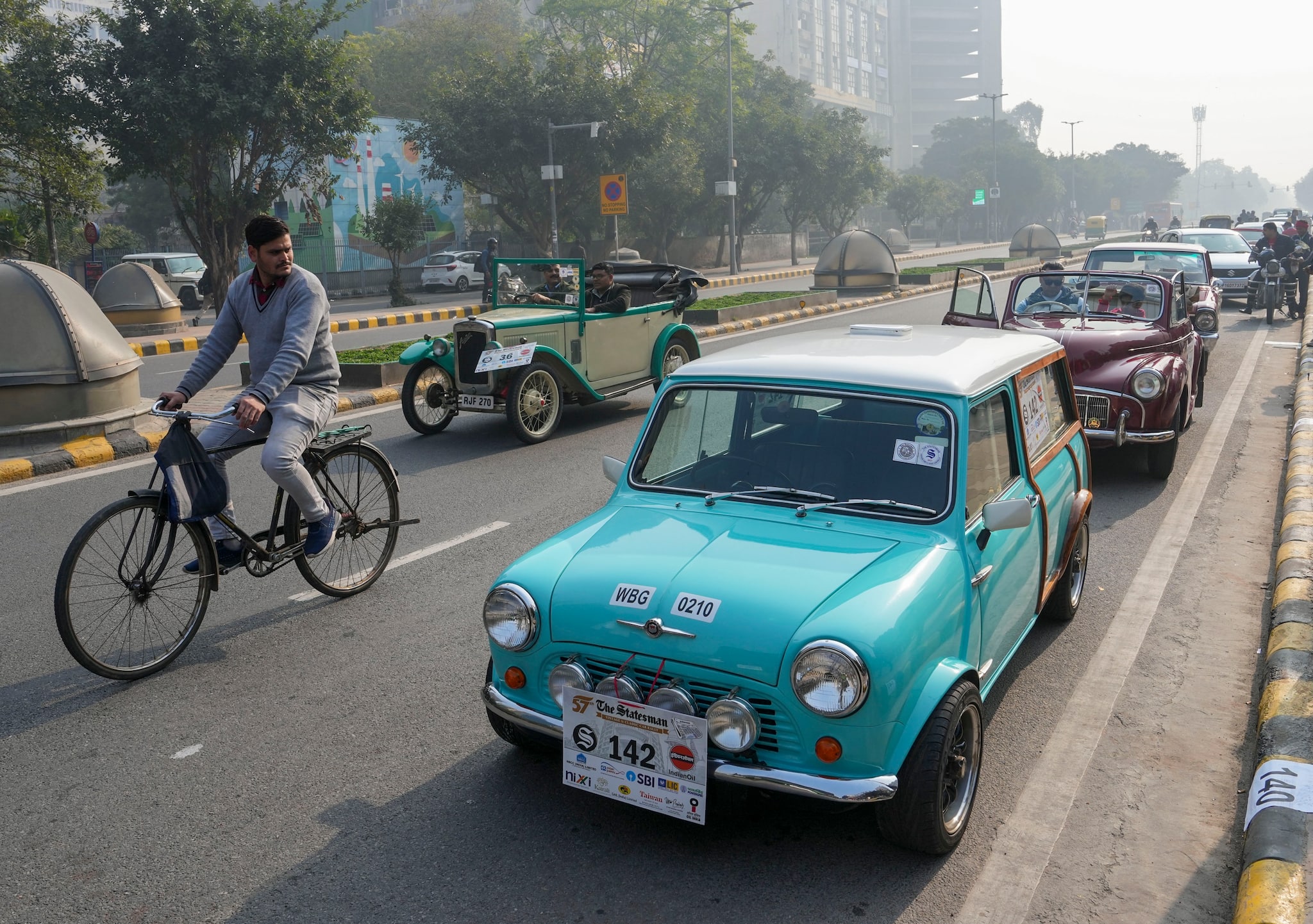 In Photos: Vintage car rally showcases timeless automobiles on the ...