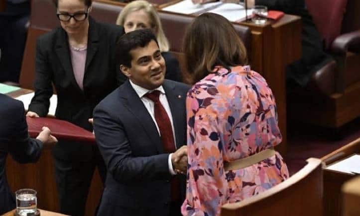 Indian-origin Australian Senator Varun Ghosh takes oath on 'Bhagavad Gita'