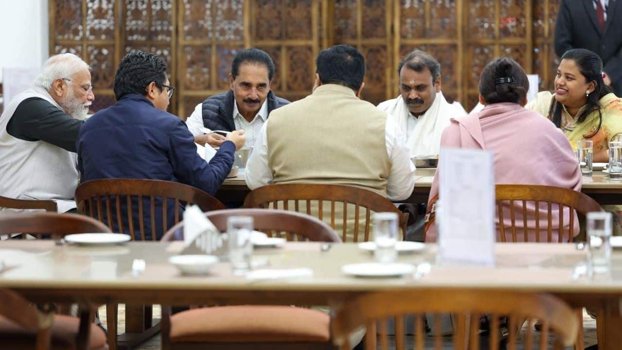 PM Modi invites 8 MPs for lunch in Parliament canteen